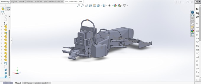 Create 3d models of anything on solidworks and run stress analysis if needed by Adhammotawae ...