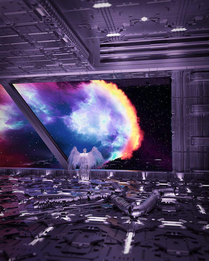 Create 3d environment art, 3d concept art by Heyjohnscott | Fiverr