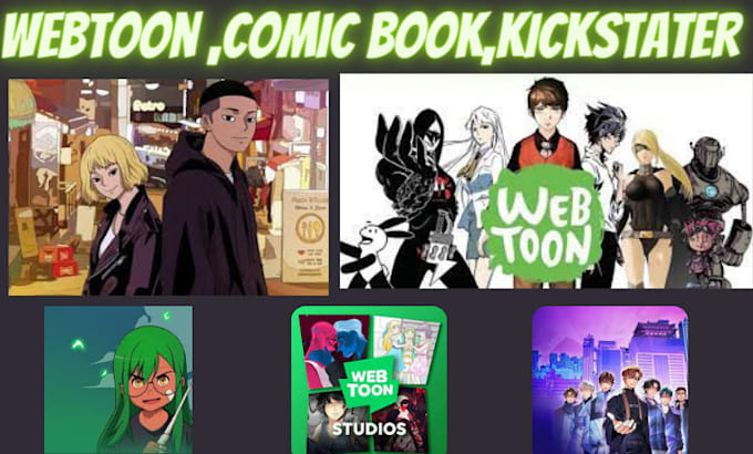 Superfast comic book promotion, webtoon promotion, kickstater by ...