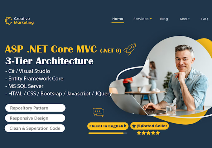 Create A Professional Web Application Using Dot Net Core Mvc Mssql Just For 30 By Izzathali 
