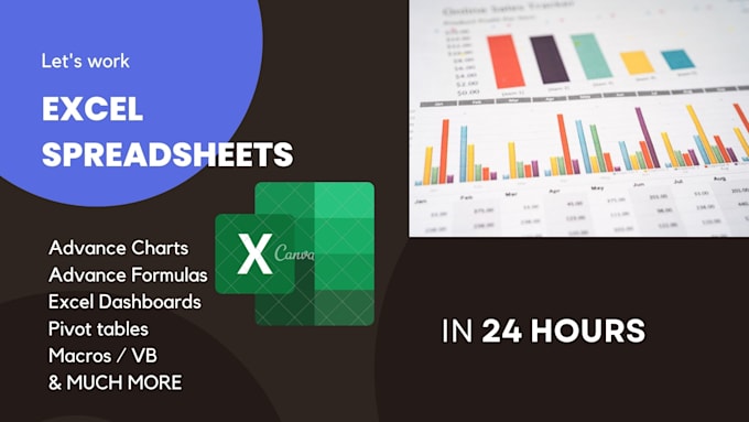 Create excel spreadsheets, charts, pivot tables, macros by Hemal_fernando | Fiverr
