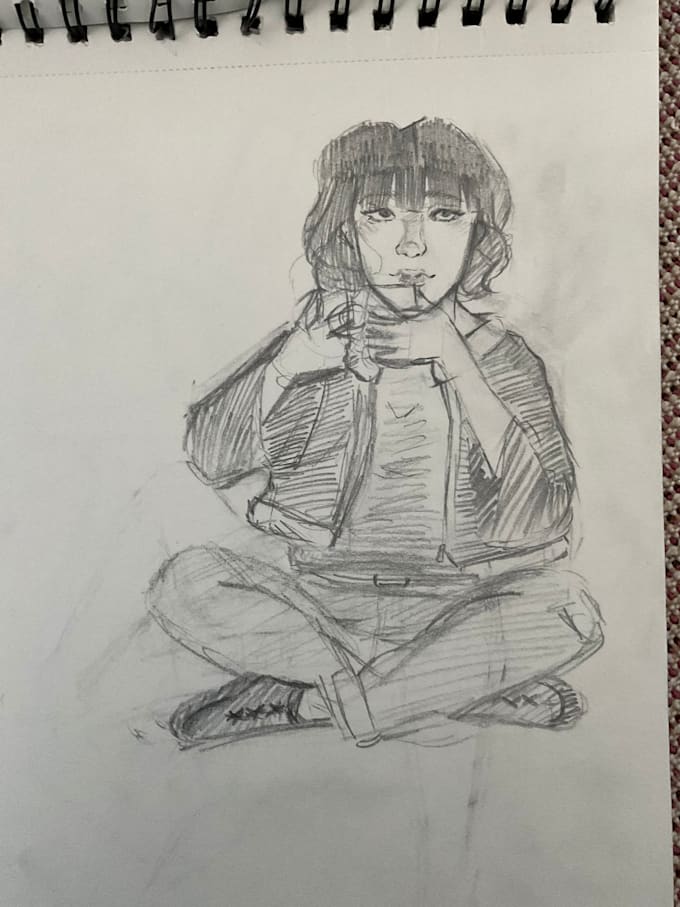 Draw one sketch for you by Fun_editing | Fiverr