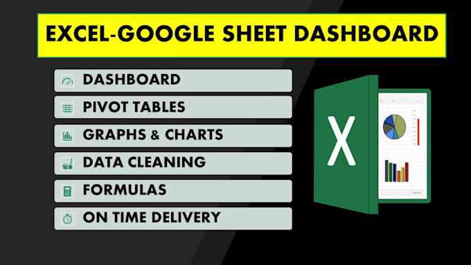 Create excel or google sheets dashboard, charts, formula, graphs, pivot ...