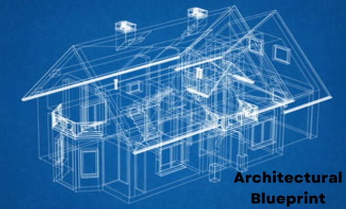 Design hand sketch architectural blueprint into 2d autocad by ...