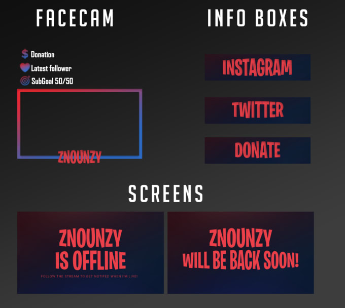 Create full streaming package for your platform of choice by Akarydog ...