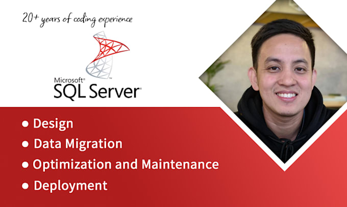 Design, optimize, or maintain your ms sql server database by Interdev04 ...