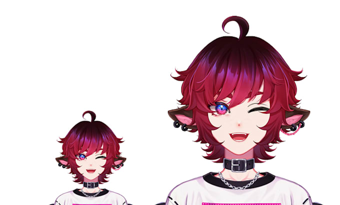 Make handmade 3d vtube model character by Stella_artist | Fiverr