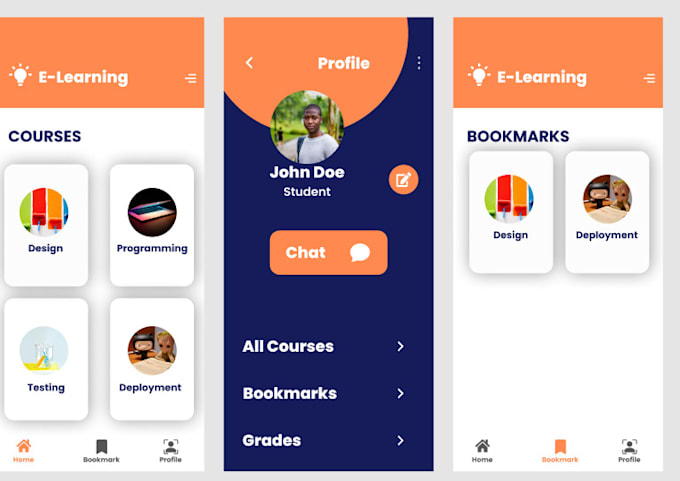 Create mobile app ui and web ui by Janecyprian | Fiverr