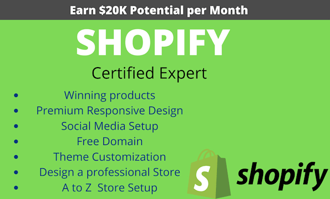 Create a shopify store by Msuleman199 | Fiverr