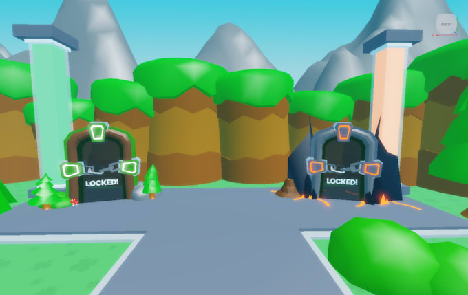 Do a good simulator map for you in roblox studio low poly by Devfoxy ...