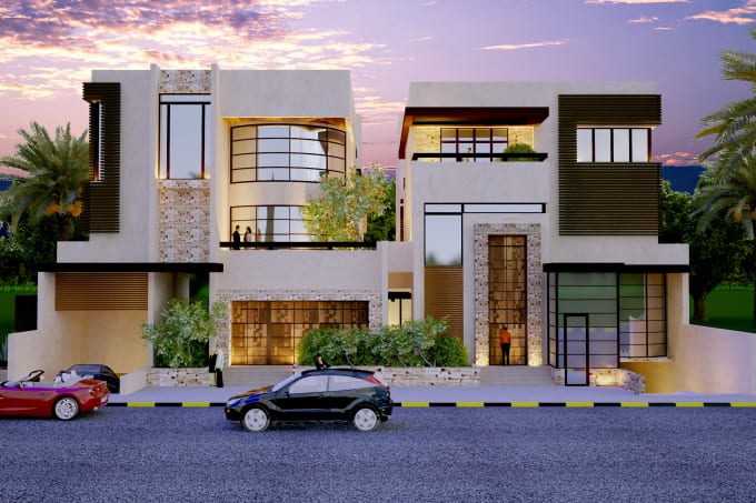 Make autocad architectural 2d plans and render interior exterior ...