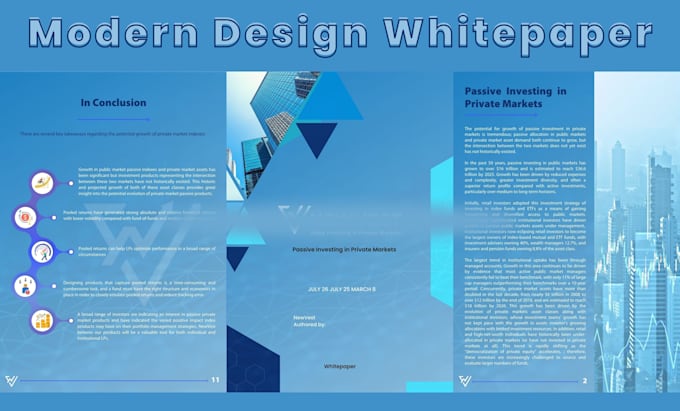 Make a professional white paper design by Mansha_arts | Fiverr
