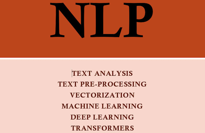 Build any natural language processing nlp models using python by ...
