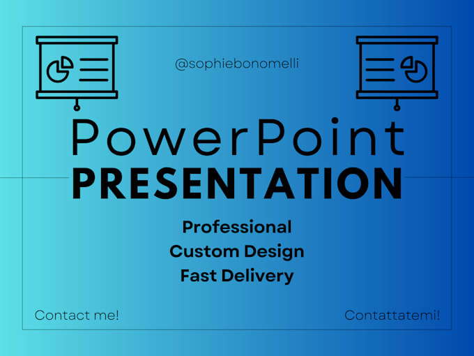 Create or redesign powerpoint presentations by Sophiebonomelli | Fiverr