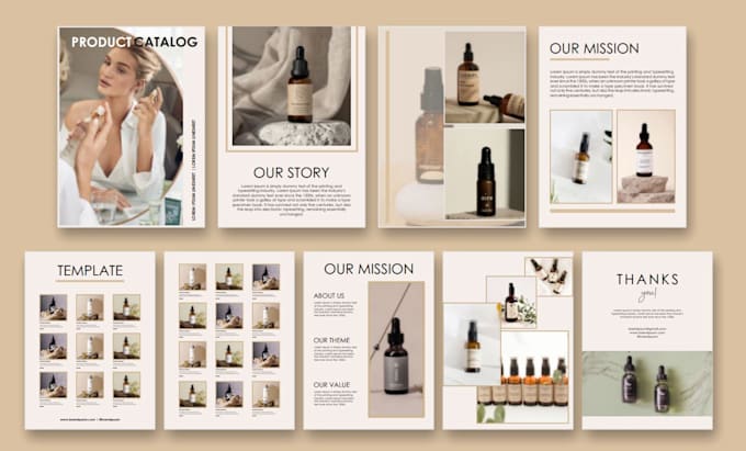 Design digital product catalog, linesheet, fashion lookbook, brochure ...