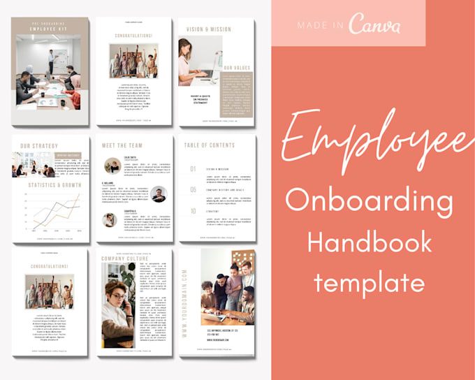 An employee welcome packet or employee onboarding by Canvadesignz | Fiverr