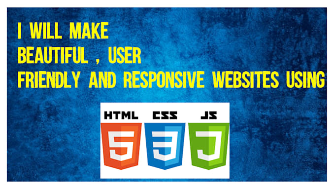 Do your html , css and javascript projects by Zohaib470l | Fiverr