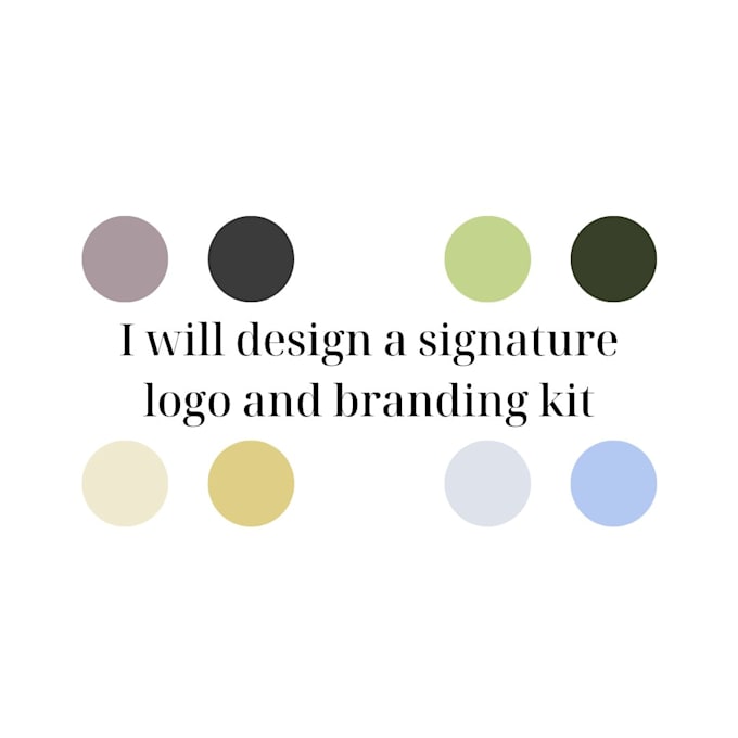 Design a signature logo and branding kit by Charlottekri525 | Fiverr