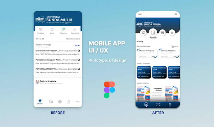 Do simple, attractive mobile app, web ui ux design by Fredysetiawan8 ...