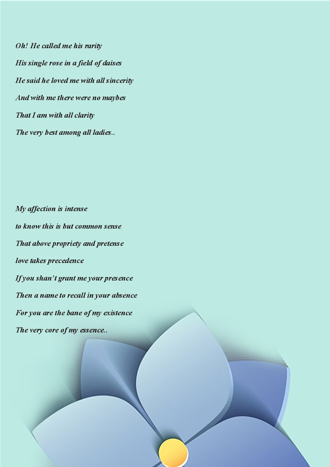 Write you beautiful poems and awesome fictional stories by ...