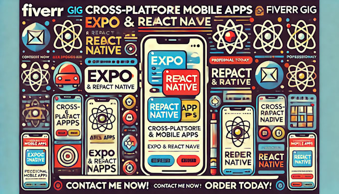 Develop cross platform apps with expo react native by Muami_tech | Fiverr