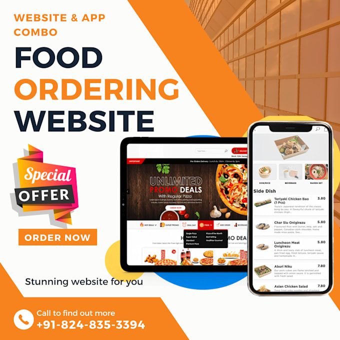 Create best restaurant booking and food delivery website by Sknanthini ...