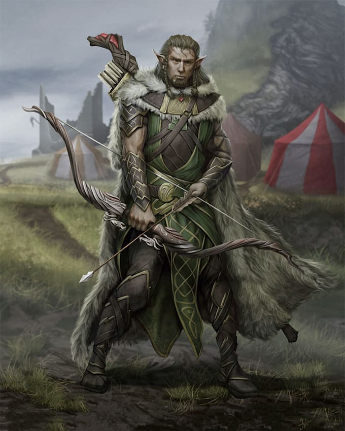 Draw your dream dnd character art for you by Brittanylanc | Fiverr