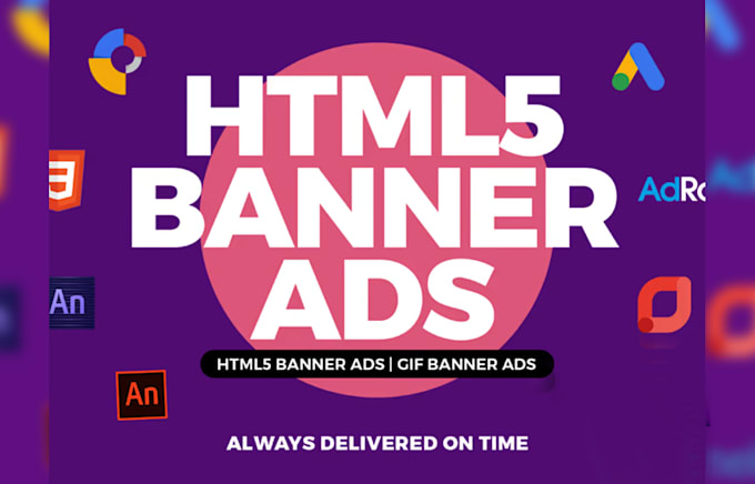 Design html animated banner or animated gif ads in 8 hours by Sufi ...