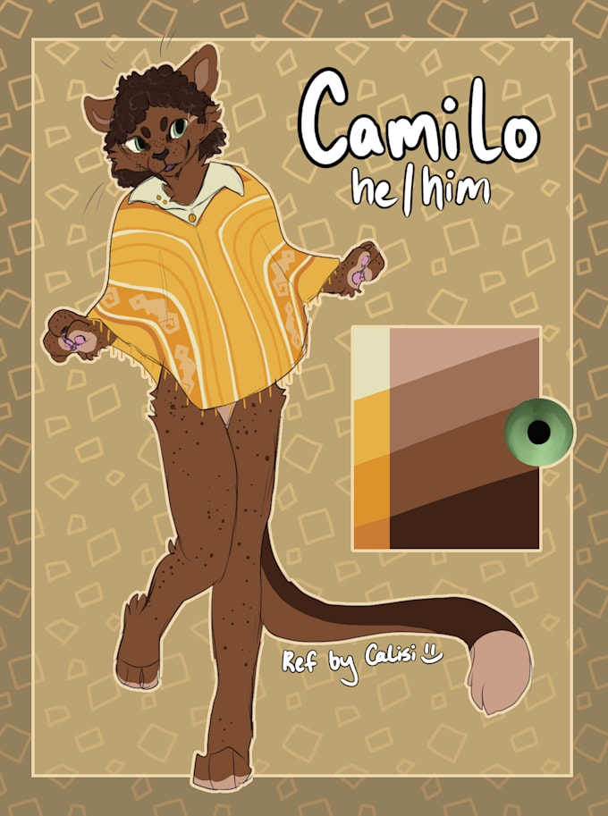 Create you a custom character design by Calisiart | Fiverr