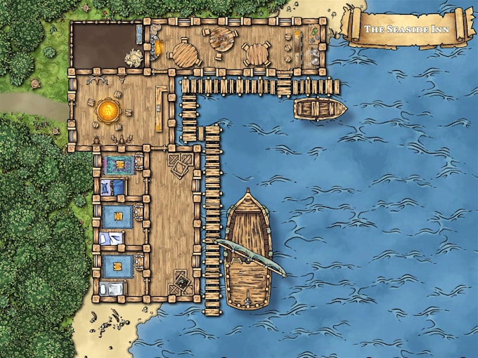 Create a custom fantasy battle map map for you by Quazarcylinder | Fiverr