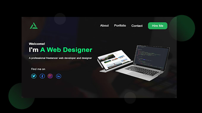 Design you a responsive website using html, css and js by Ishmaabbasi ...