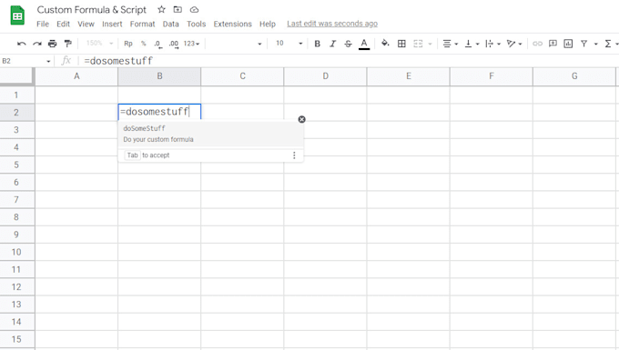 Create custom formula for your google sheet to do automation as your ...