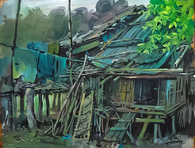 Do unique concept art painting landscape by Leon5232 | Fiverr