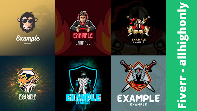 Create a customized discord server logo by Allhighonly | Fiverr