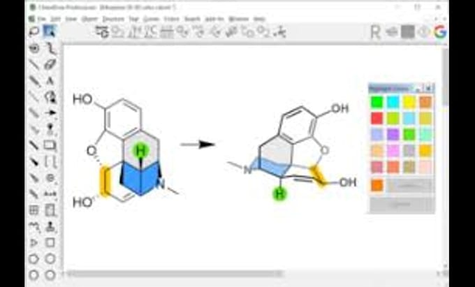 Draw complex structures and reaction mechanism in chemdraw by Soniaiqbal141 | Fiverr
