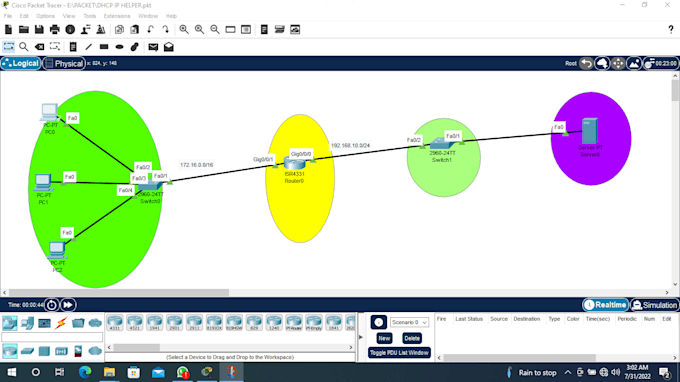 Make cisco packet tracer networking project by Shovonkhann9 | Fiverr