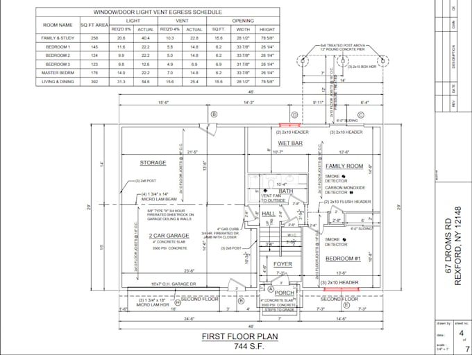 Design structural floor plan in autocad by Mehedi12188 | Fiverr