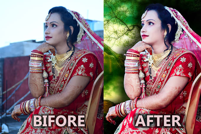 Edit marege photo with baground work by Shreemilu | Fiverr