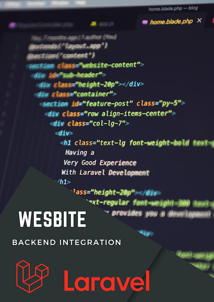 Be your laravel web app developer by Farrukh2310 | Fiverr