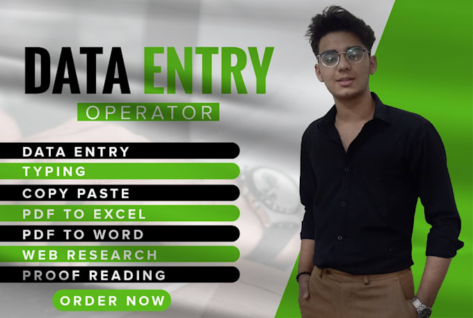 Perform data entry, copy typing, proof reading tasks by Stunandrush ...
