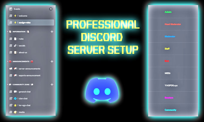 Setup a professional discord server by Primezord | Fiverr