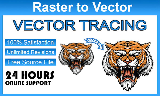 Perfectly trace logo or image in vector in 2 hours by Mohamedachrafel ...