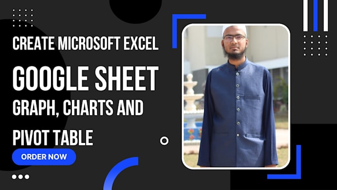 Do excel spread sheet, google sheet, charts and pivot table by ...