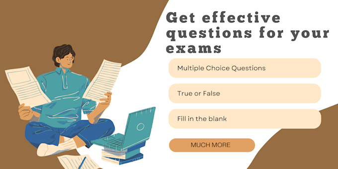 Create effective exam quiz or questions by Ashbaarbab | Fiverr