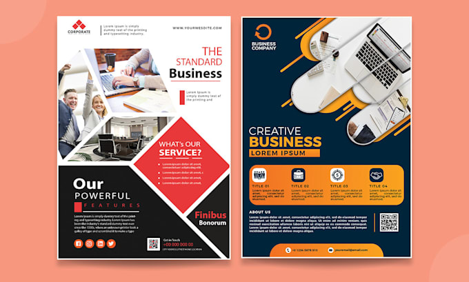 Design a professional flyer or logo for your brand by Connor32123 | Fiverr