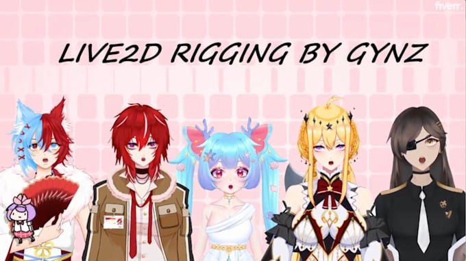 Rigging your vtuber model by Gynzch | Fiverr