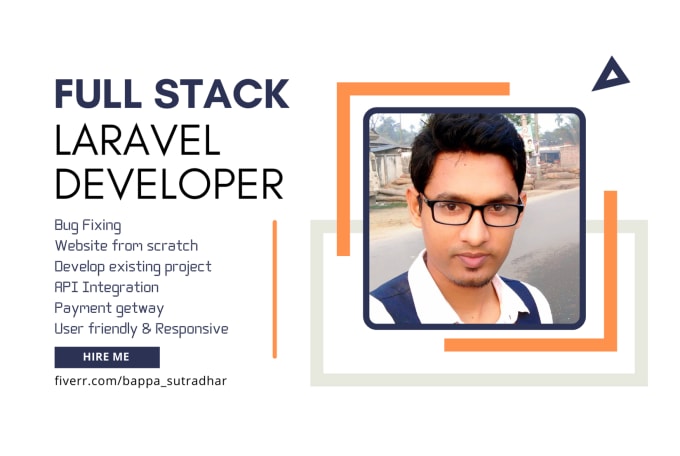 Be your full stack web developer in php laravel by Bappa_sutradhar | Fiverr
