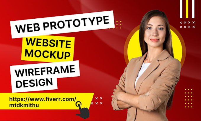 Design web prototype web template website mockup wireframe design in ...