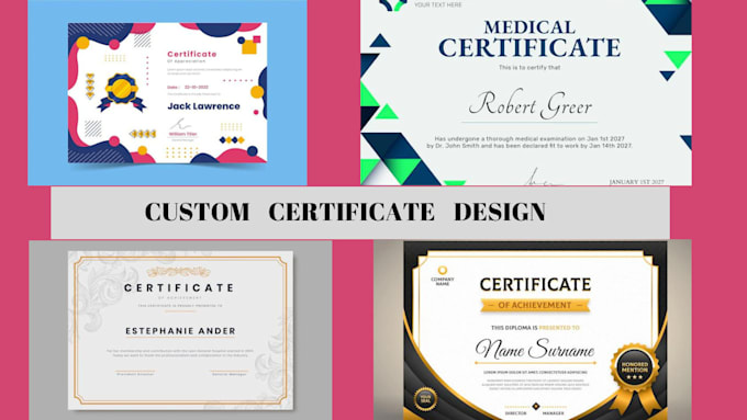 Design professional diploma and award certificate by Designs_byahmed ...