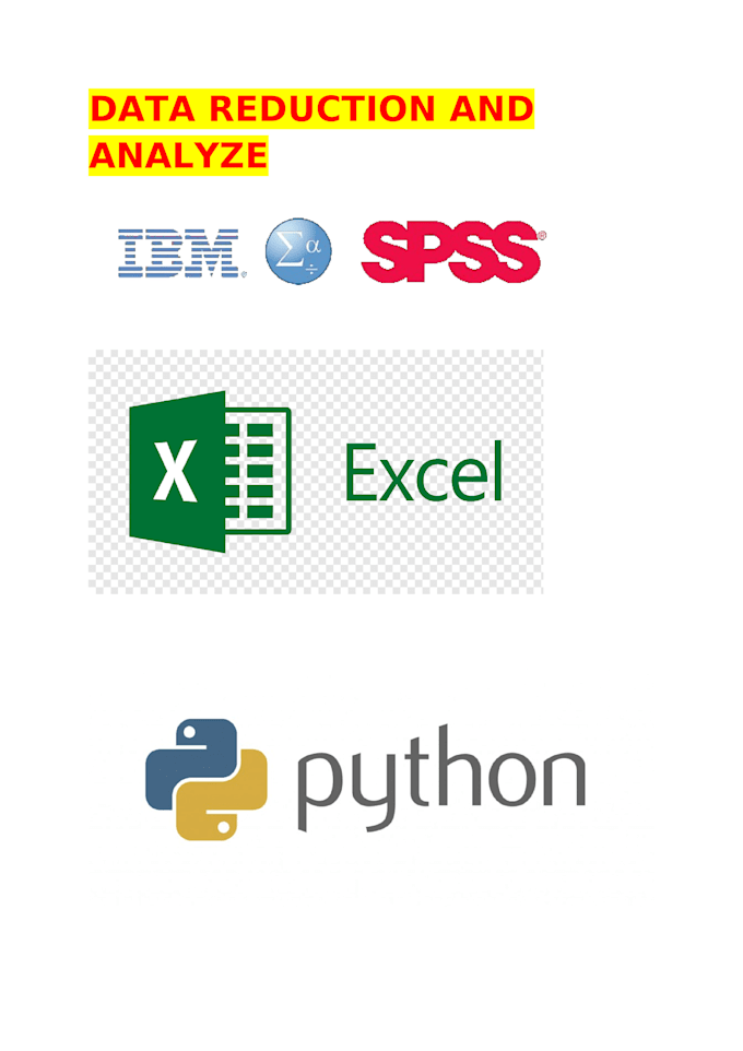 Do Data Analysis Using Python Excel And Spss By Enginkaraman Fiverr
